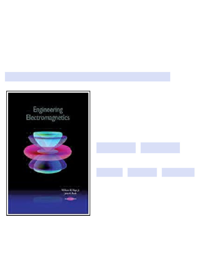 (Solution Manual) Engineering Electromagnetics 8th Edition by William ...