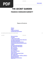 Chapter-wise Study Guide for The Secret Garden | PDF | The Secret Garden
