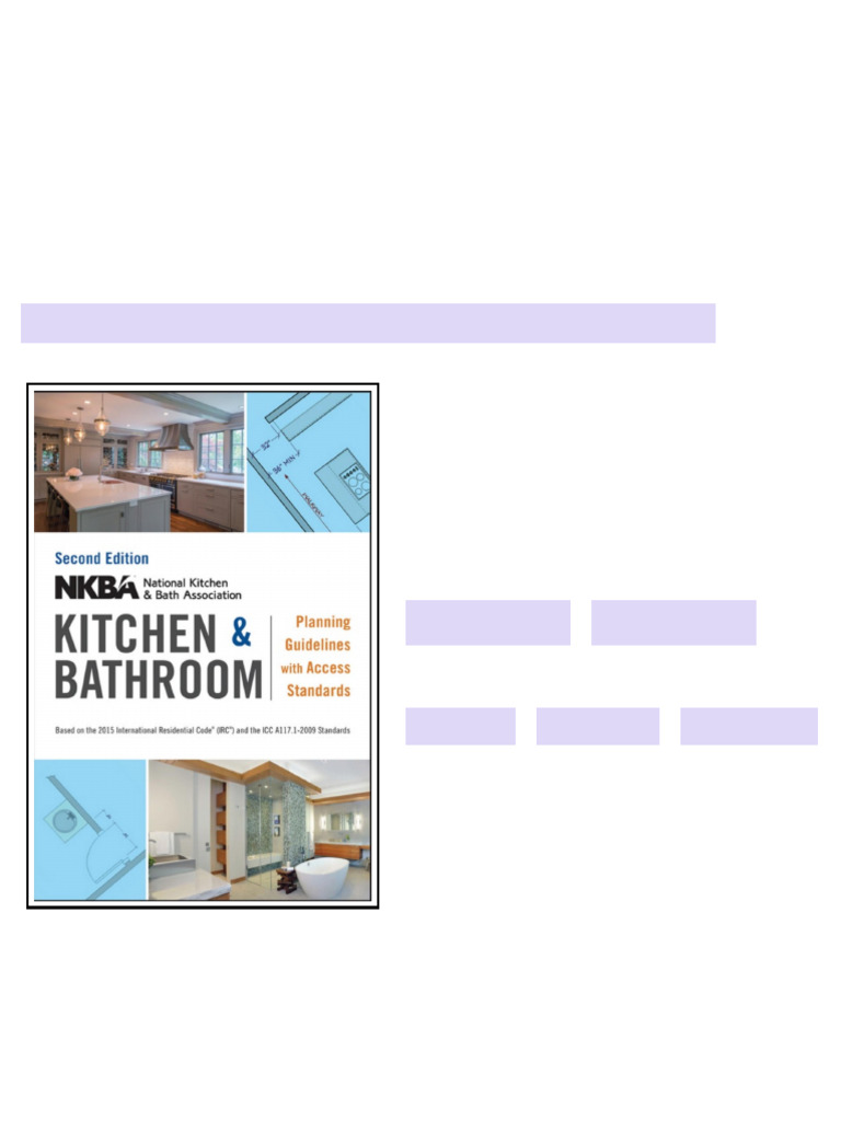 Kitchen & Bathroom Planning Guidelines with Access Standards NKBA ...