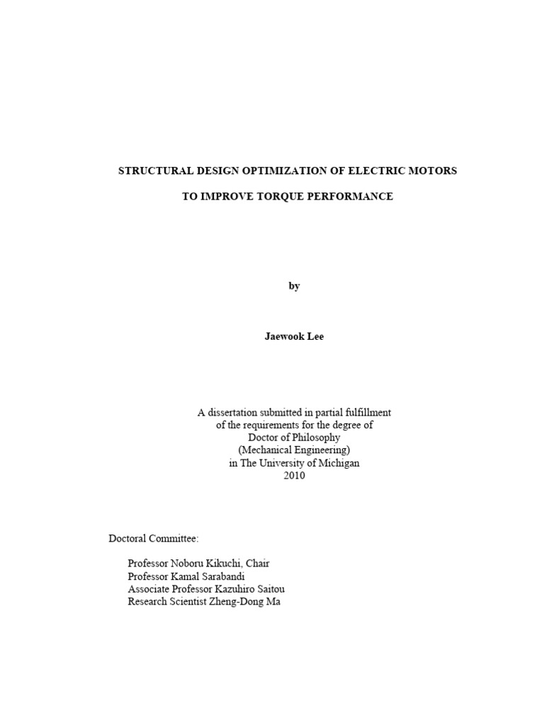 !!!2010-Phd-structural Design Opt Electric Motors for Torque ...