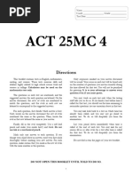 Enhanced ACT October 2025 | PDF