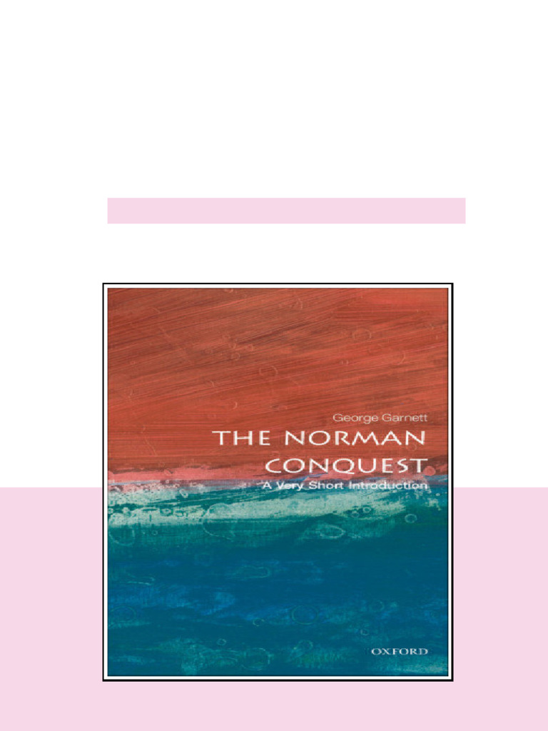 The Norman Conquest A Very Short Introduction Garnett George pdf version | PDF