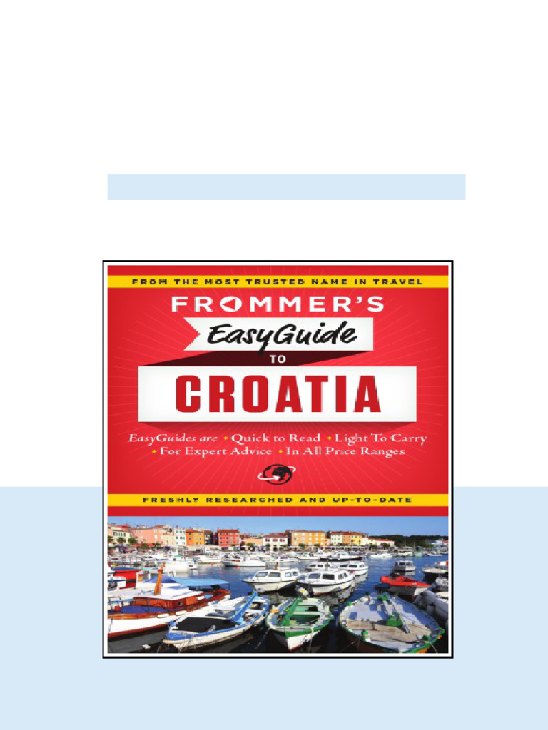 Frommers Easyguide To Croatia Foster Jane sample | PDF