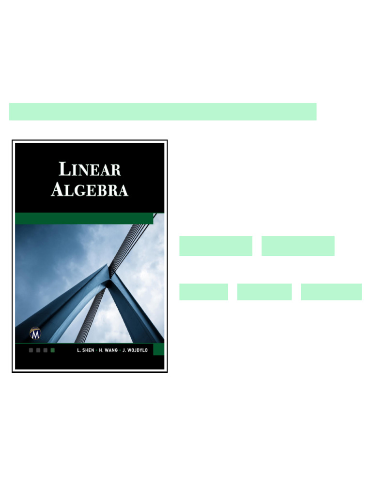 Linear Algebra 1683923766 full chapters instanly | PDF