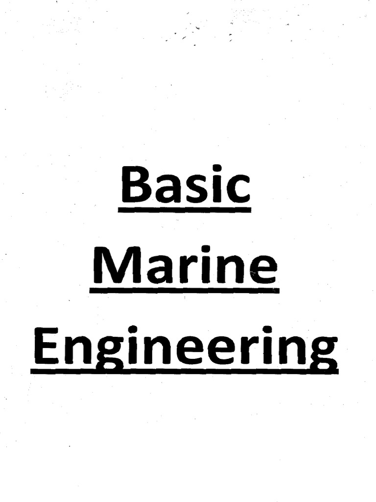 Basics marine engg. | PDF