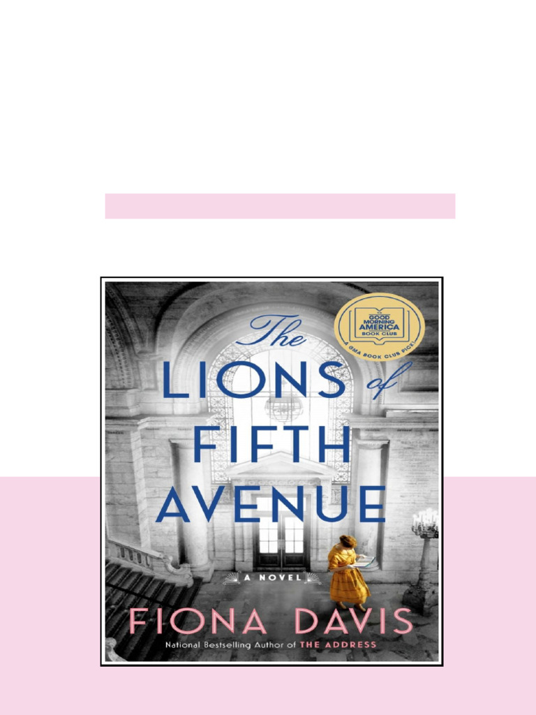 The Lions Of Fifth Avenue A Novel 3rd Edition Fiona Davis digital ...