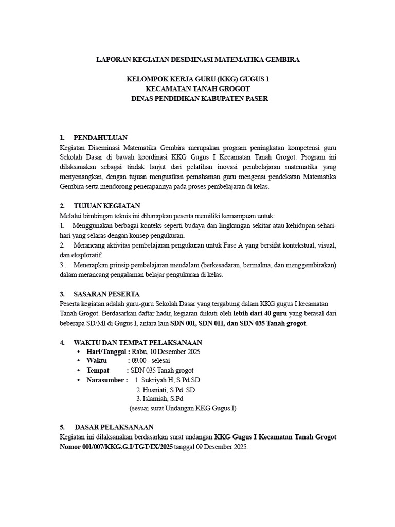 Laporan Kegiata 2 | PDF
