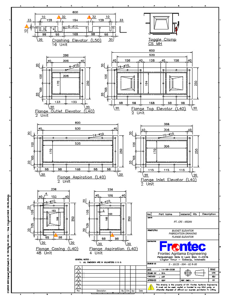 Fab. Flange Siku BE165x150_PT.cpi_R02 | PDF