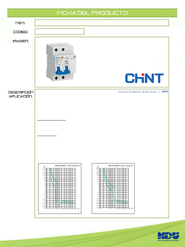 Interruptores Automáticos AFDD y RCBO | PDF | Equipo eléctrico ...