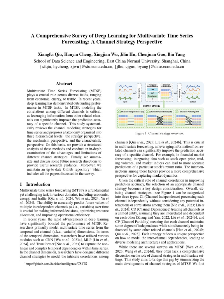 A Comprehensive Survey of Deep Learning for Multivariate Time Series ...