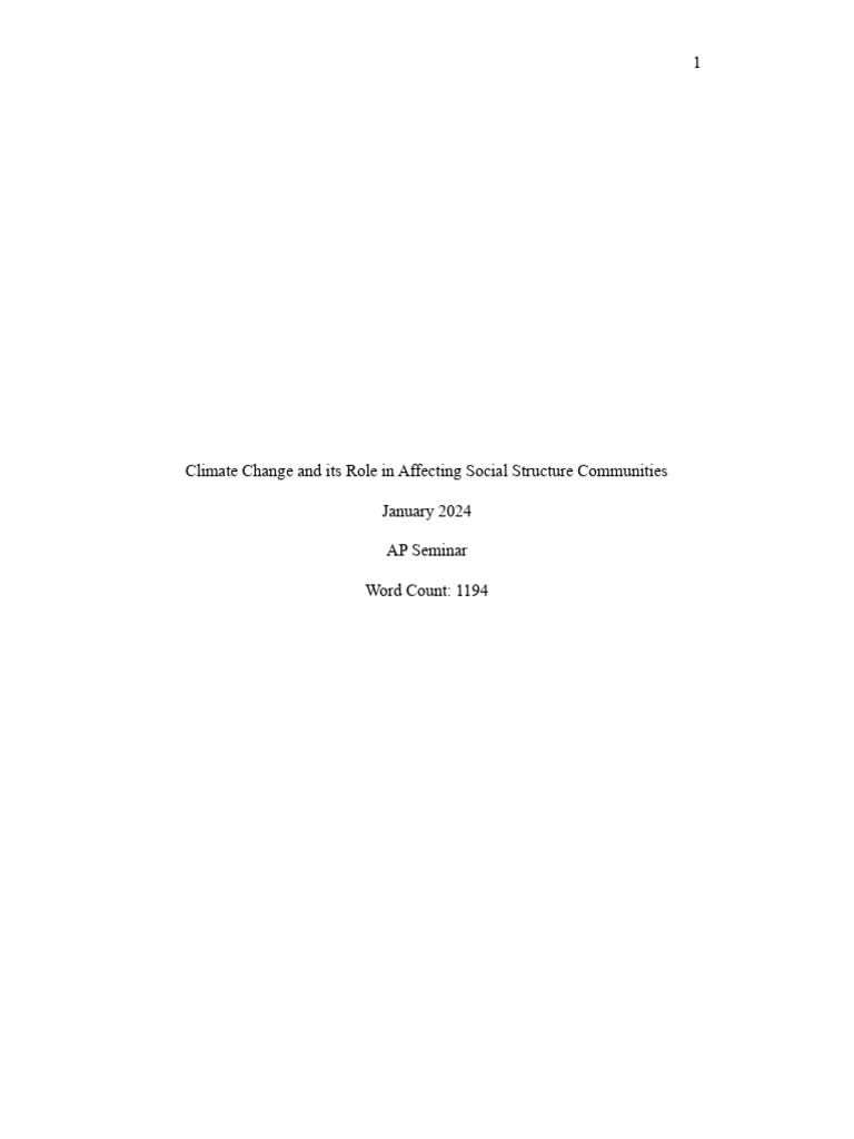 what is cimate change final | PDF | Climate Change | Agriculture