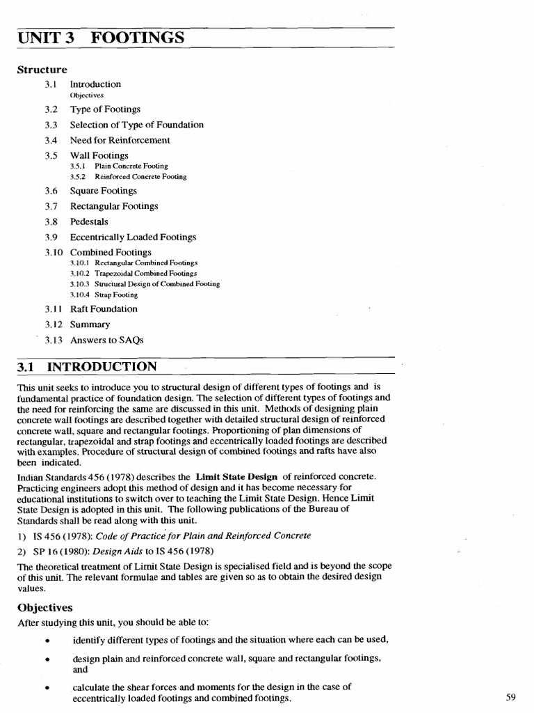 Footing | PDF | Bending | Foundation (Engineering)