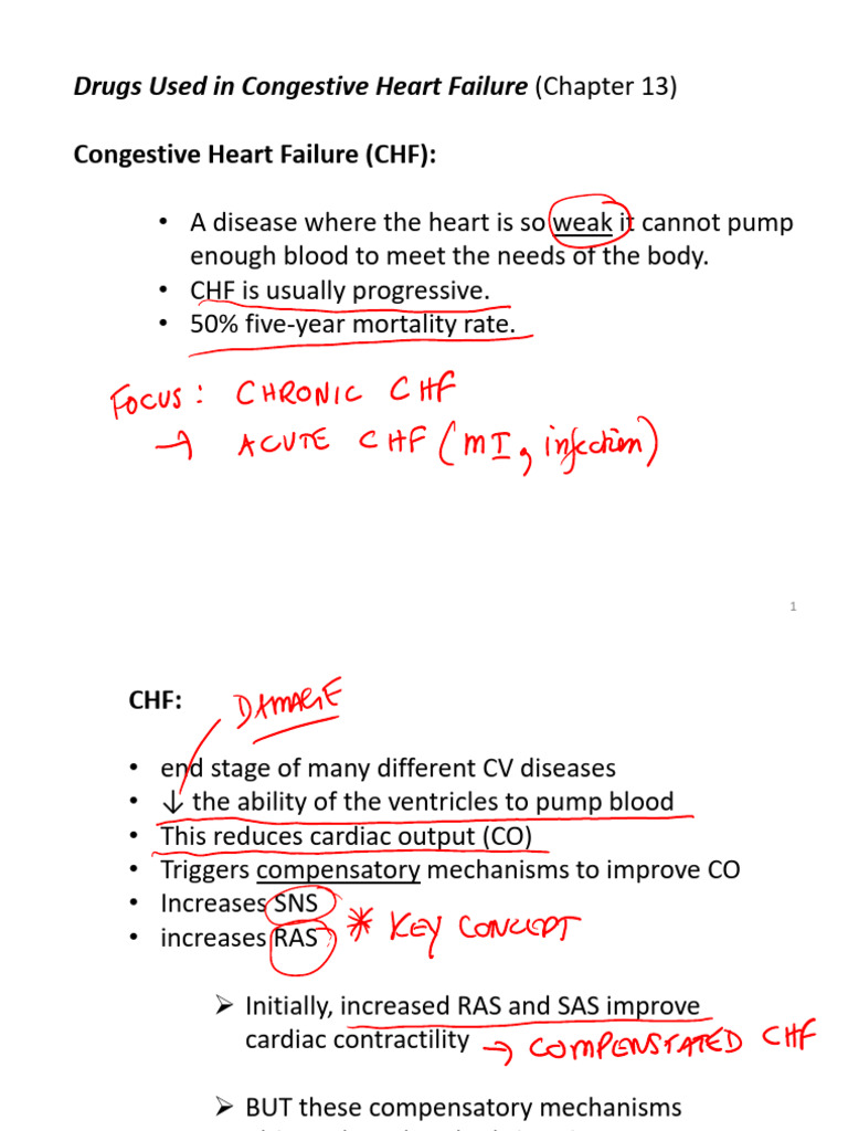 HEART FAILURE TREATMENT Annotated 2 | PDF | Heart Failure | Heart