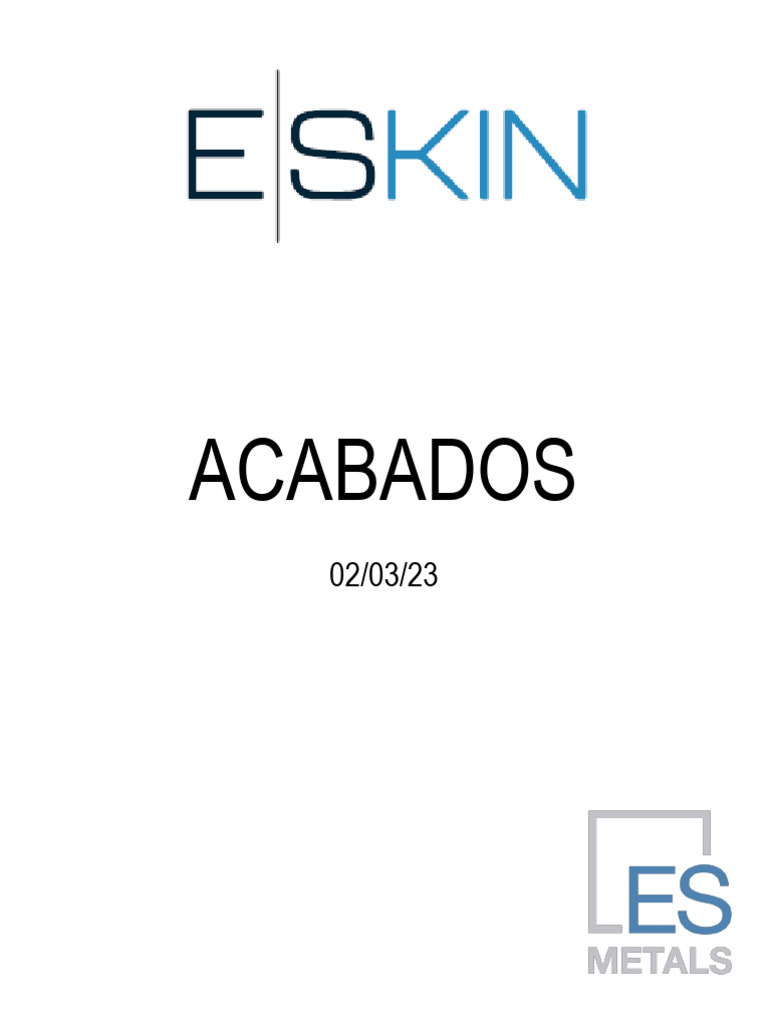 Acabados ESKIN | PDF
