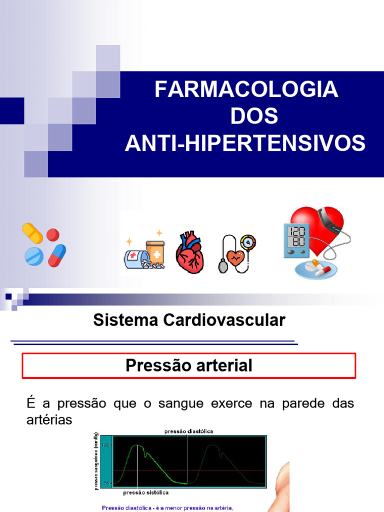 Farmacologia dos Antihipertensivos | PDF | Pressão sanguínea | Hipertensão