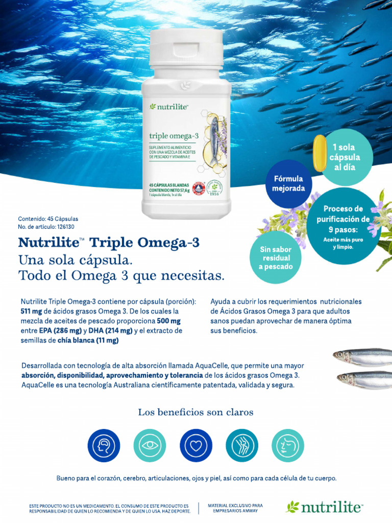 Hoja de Producto Triple Omega_3 | PDF