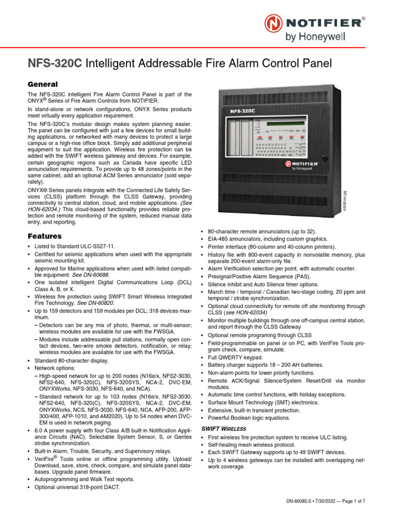 DN_60085_수신반_NFS-320C | PDF | Computer Engineering | Computing