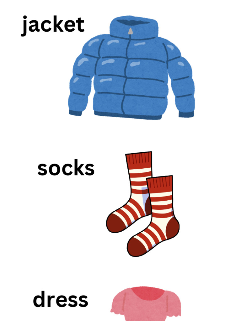 English Lesson For Young Learners - Clothes | PDF