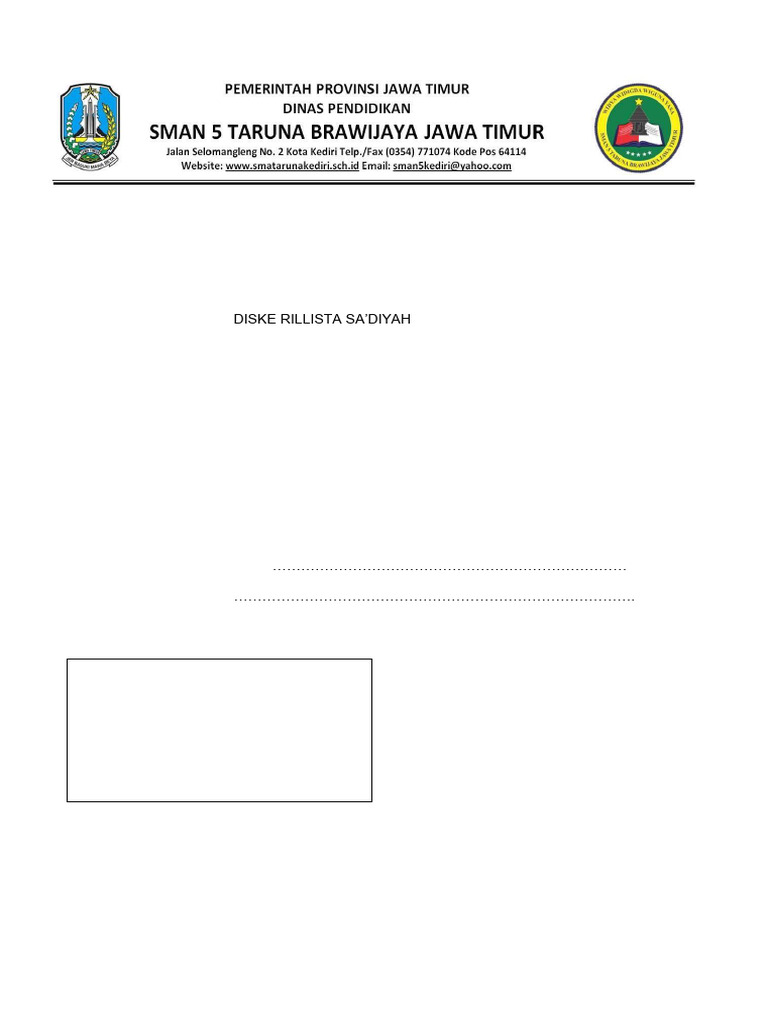 Form Permohonan Izin (1) PULANG | PDF