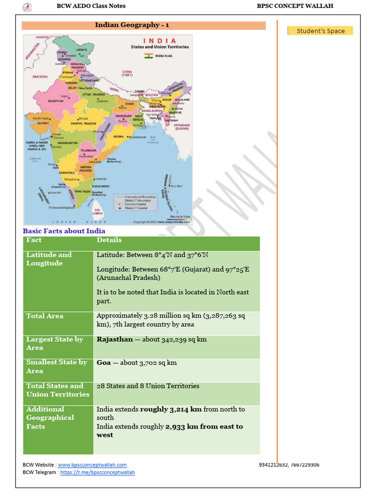 Indian Geography1-7lectures | PDF | Mount Everest | Coral Reef