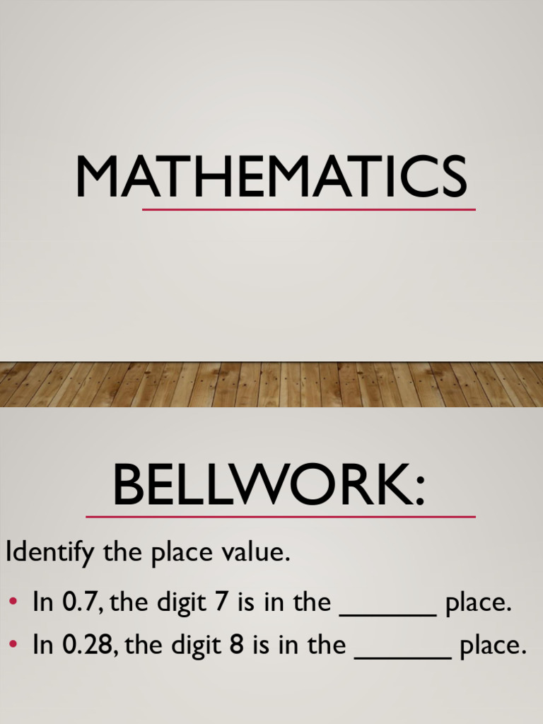 G4_Q2_Lesson 10_Conversion Between Fractions and Decimals.pptx | PDF