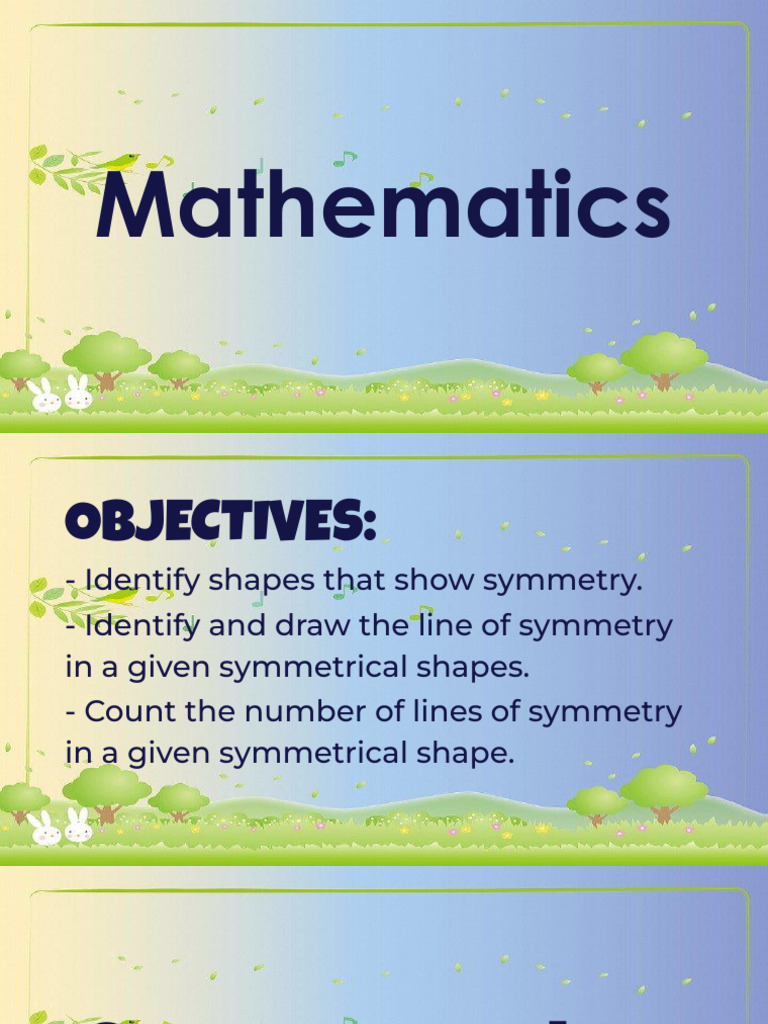 Understanding Lines of Symmetry | PDF