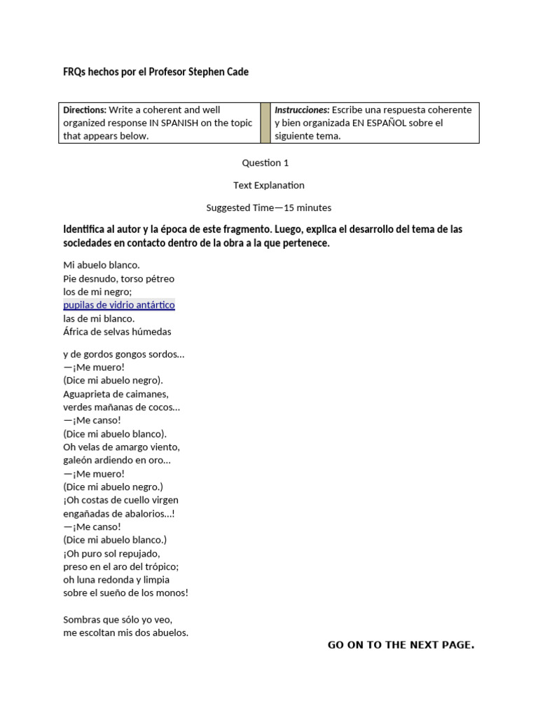 2016 Cade Balada de Los Dos Abuelos 4frqs | PDF