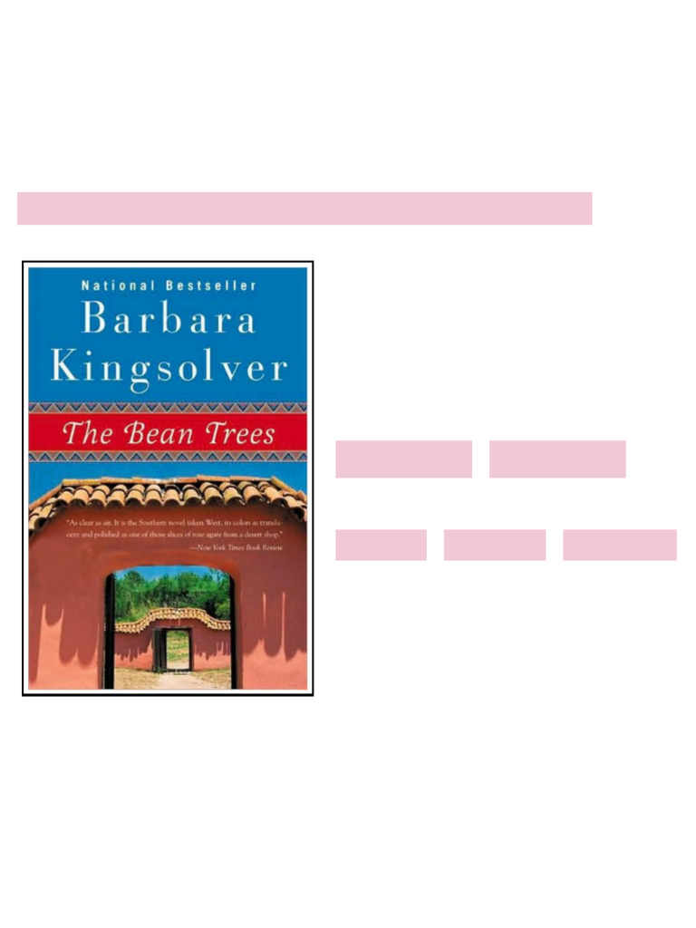 Bean Trees The latest pdf 2025 | PDF