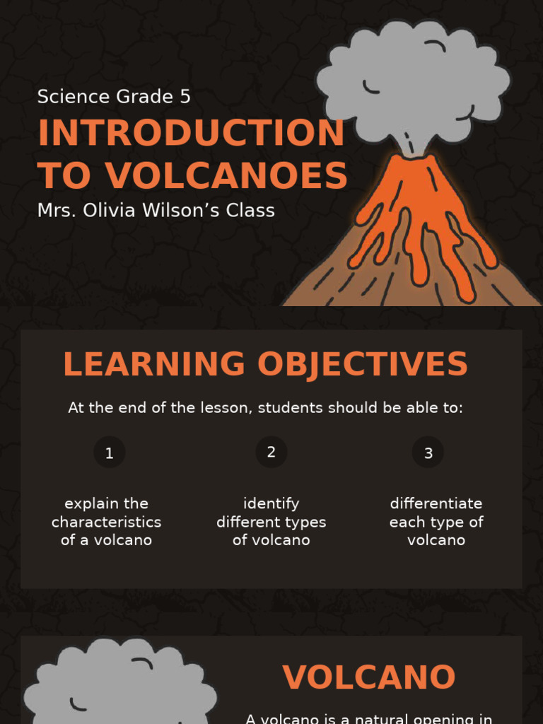 Introduction to Volcanoes Educational Presentation | PDF