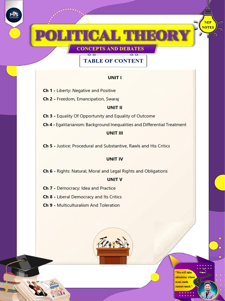 Political Theory Concepts and Debates Ans Eng | PDF | Justice | Crime ...