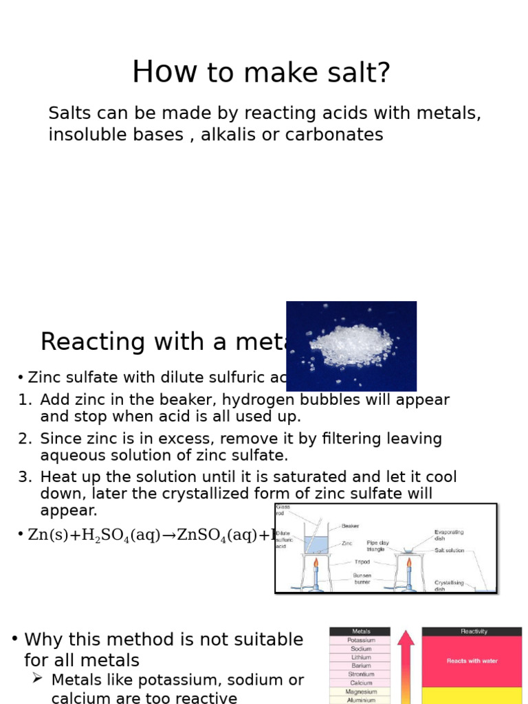 How to make salt | PDF