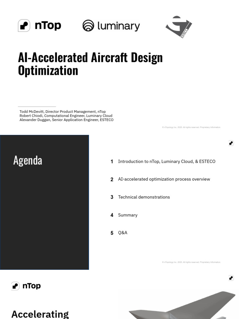 AI-Accelerated Aircraft Design _ Webinar Deck | PDF | Cloud Computing ...