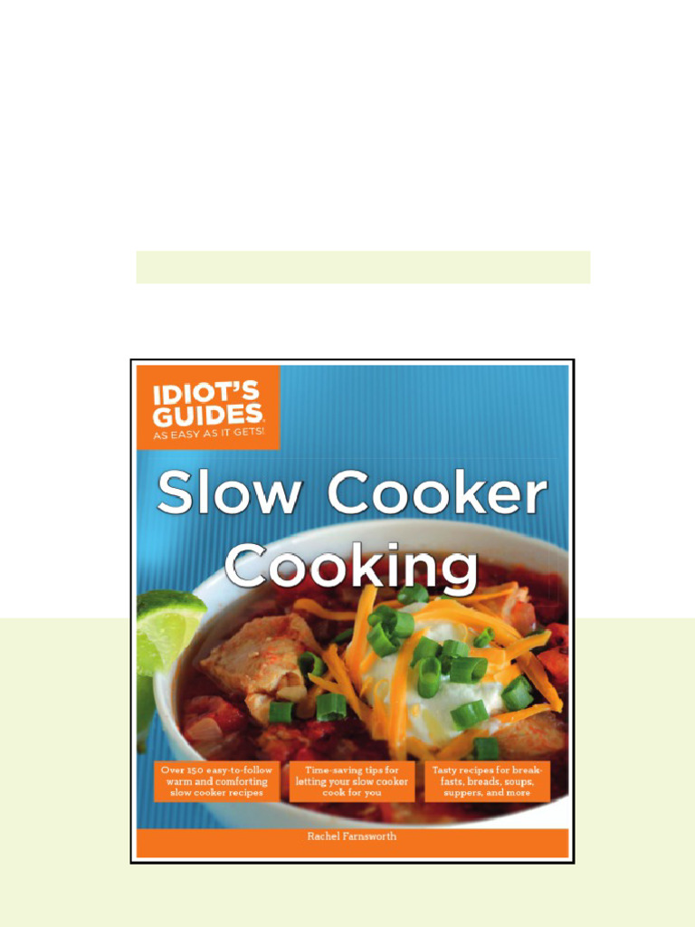 Idiots Guides Slow Cooker Cooking Rachel Farnsworth Full Chapters ...