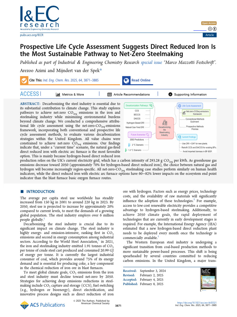 Azimi Van Der Spek 2025 Prospective Life Cycle Assessment Suggests ...