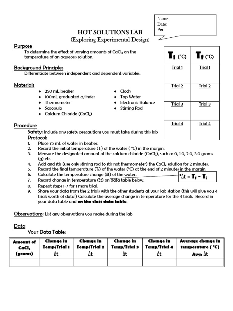 Hot Solutions Lab | PDF