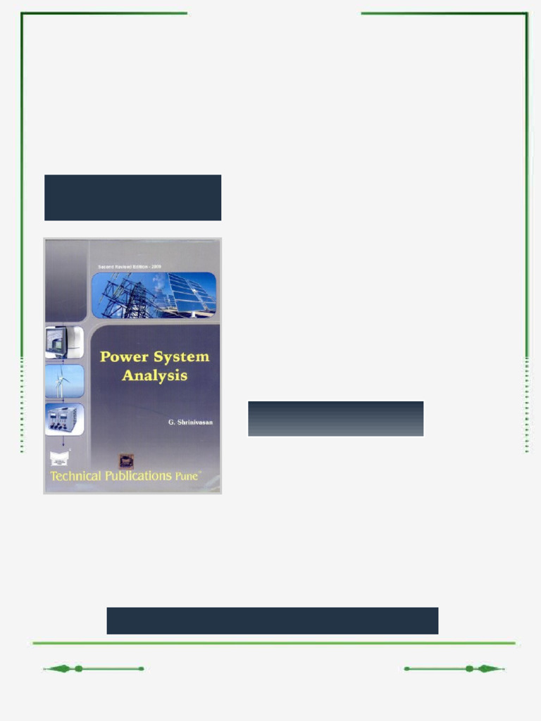 Power System Analysis Second Edition G.Shrinivasan ebook with full ...
