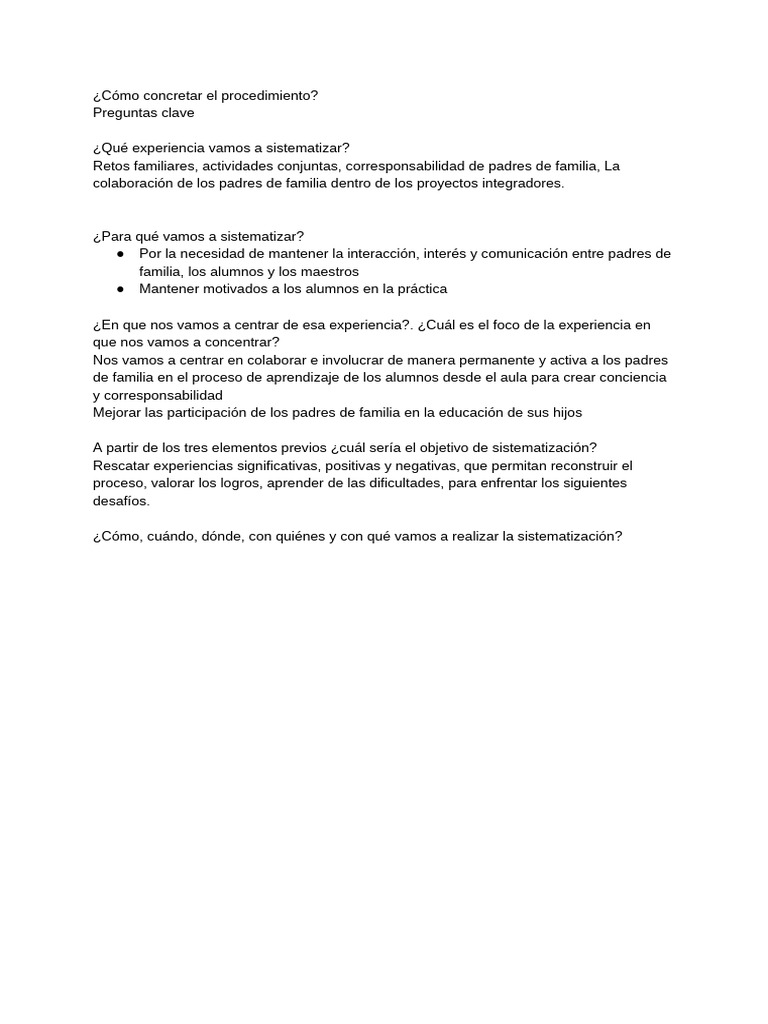 ¿Cómo Concretar El Procedimiento | PDF