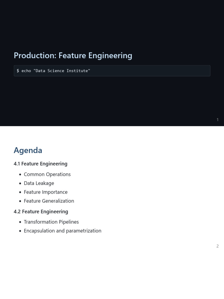 04 Feature Engineering (1) | PDF | Categorical Variable | Principal ...