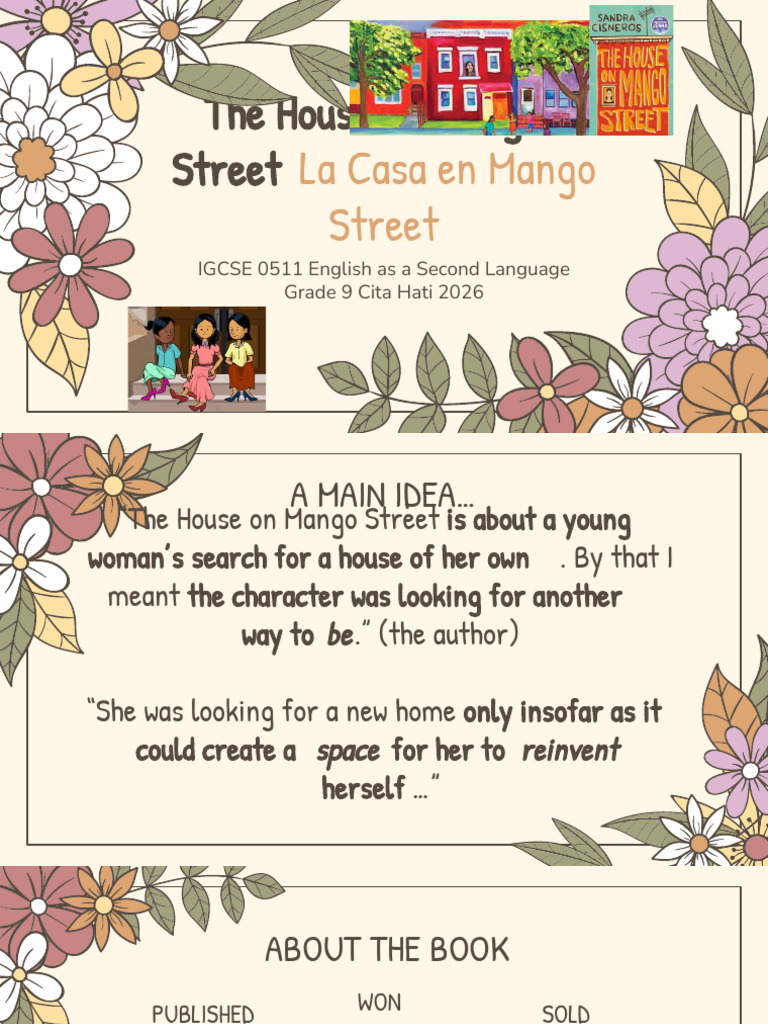 House on Mango Street Study Guide | PDF
