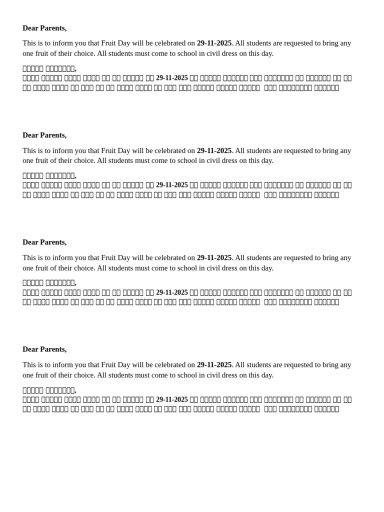 Notice of Celebration | PDF