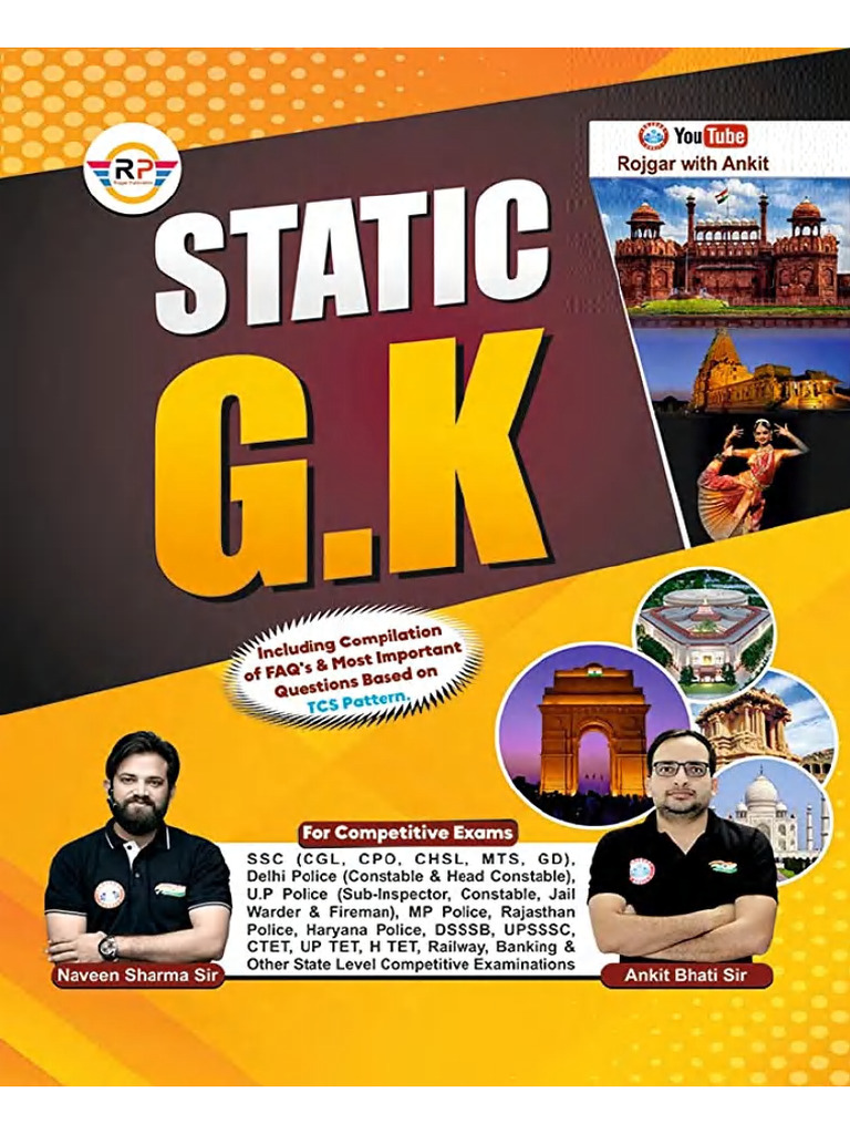 Static GK for SSC Exams Guide | PDF | Travel | Art