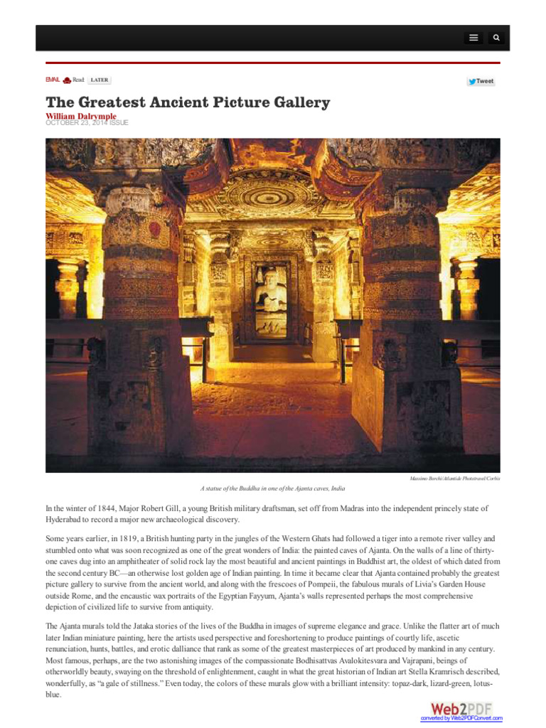 Ajanta Caves: A Journey Through Art | PDF | Bhikkhu
