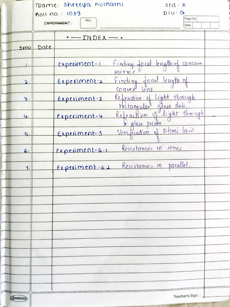 Physics Experiments | PDF