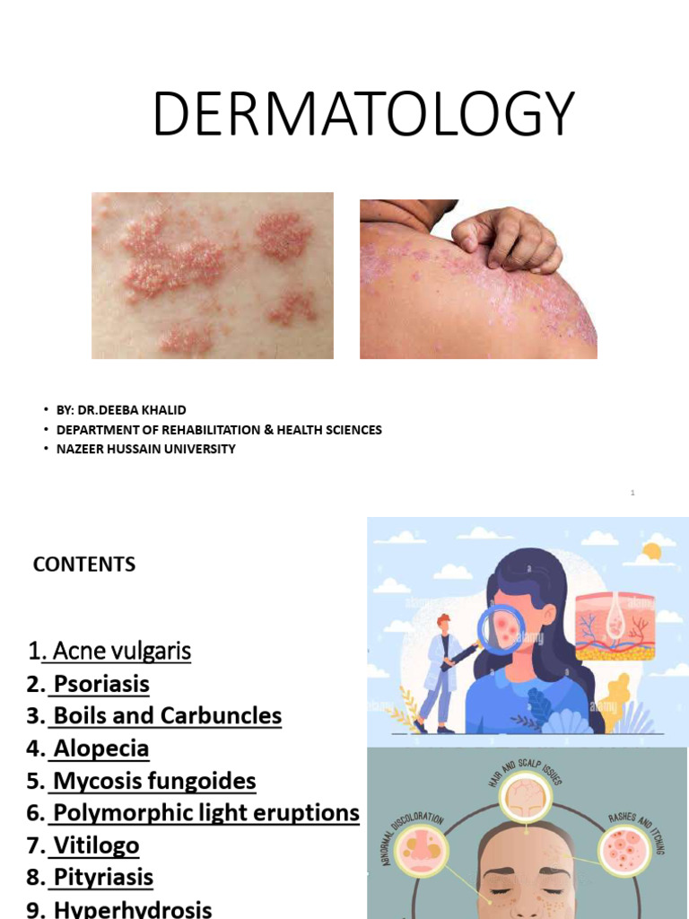 Dermatology Conditions and Treatments Guide | PDF