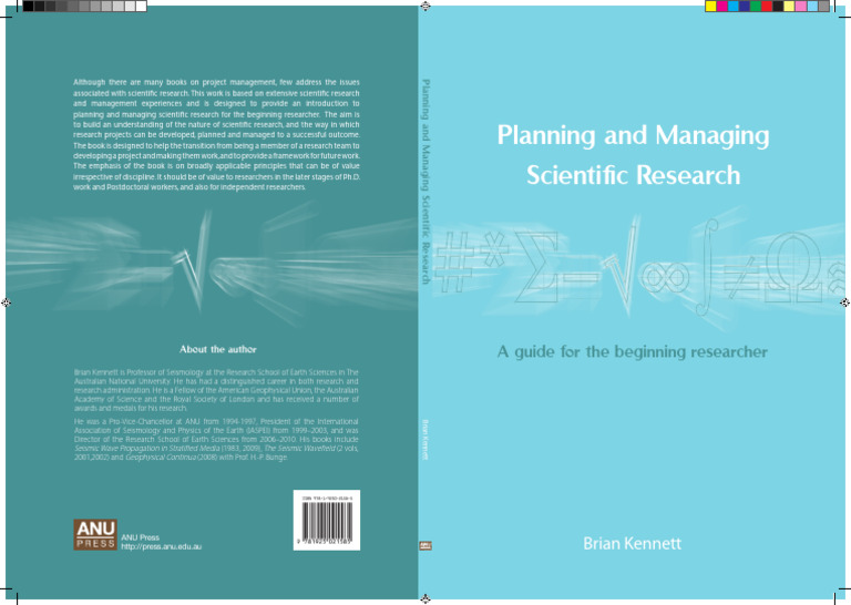 Planning and Managing Scientific Research Cover Print | PDF ...