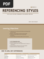 APA vs IEEE Citation Styles Explained | PDF
