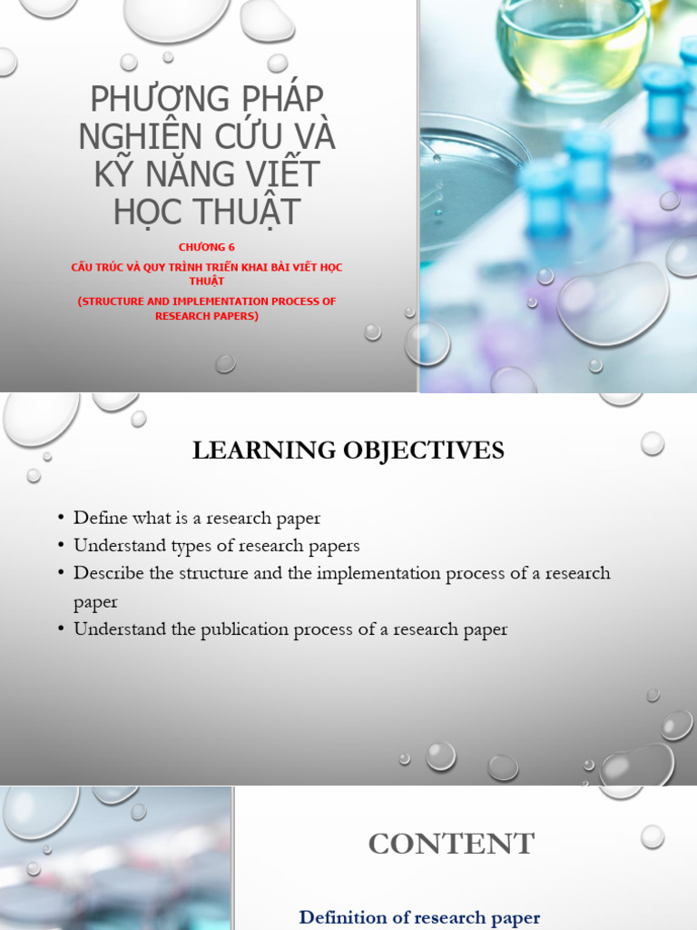 6 Chapter 6 - Structure and Implementation Process of Research Papers | PDF | Citation ...