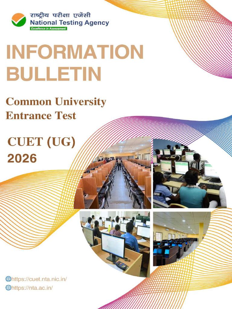 Cuet Information Bulletin 2026 | PDF