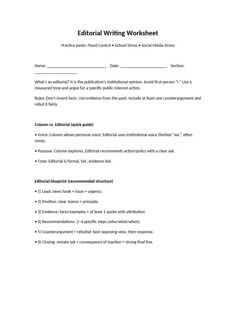 Editorial_Writing_Worksheet_FloodControl_StudentStress_SocialMedia ...
