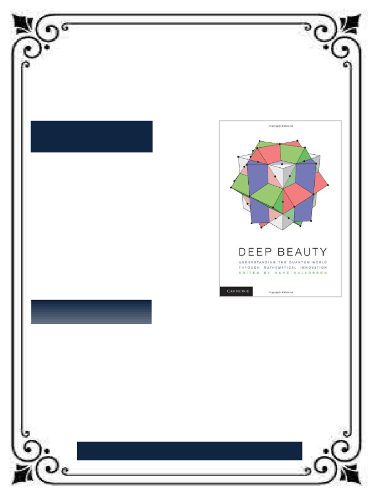 Deep Beauty Understanding the Quantum World through Mathematical ...